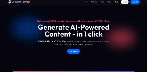 AI Copywriting - WordHero AI - AI Tools Arena